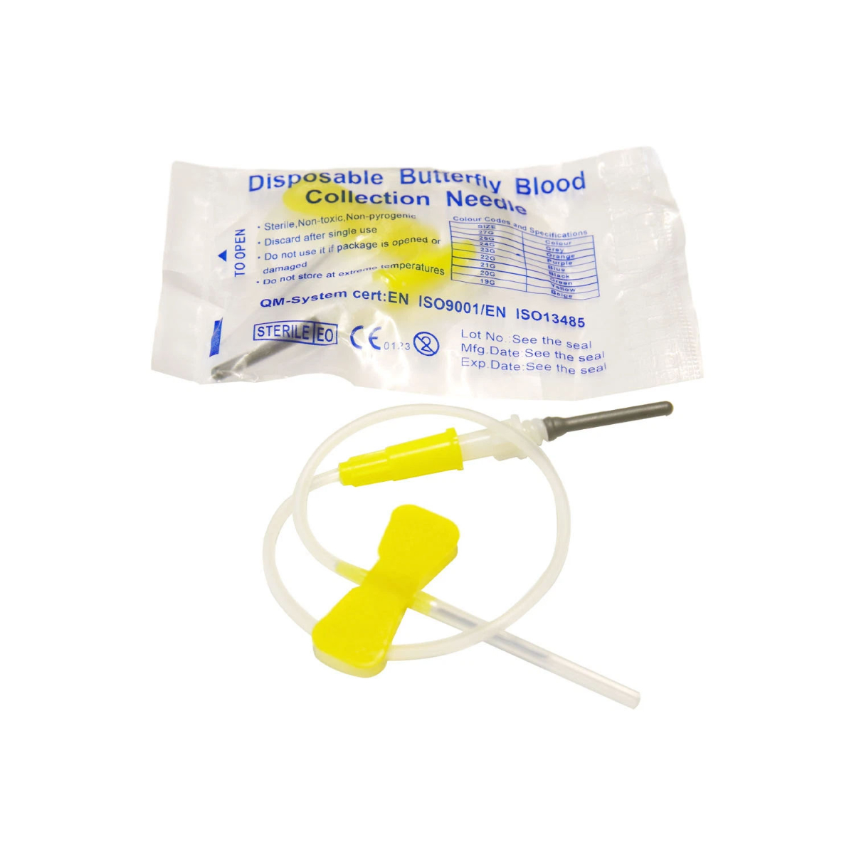 Professional Safety Blood Collection 23g Injection Needle - OEM ...
